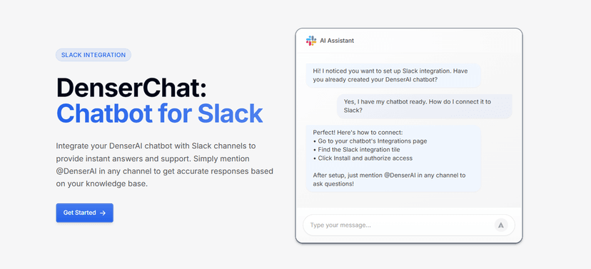 18 Best Slack Chatbots - Integrate ChatBot with Slack Channel | Denser.ai