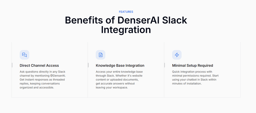 18 Best Slack Chatbots - Integrate ChatBot with Slack Channel | Denser.ai